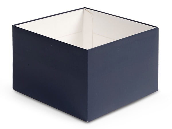 25 Pack, Matte Navy Blue Box Base, 6X6X4" for Food Packaging - Walmart.com