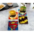 DC Comics Graffiti Superhero Logos Glass Coasters | Set of 4 - Walmart.com