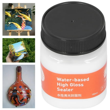 Acrylic Paint Sealer Water-Based Gloss Sealer 180ml Gloss Sealer Paint ...