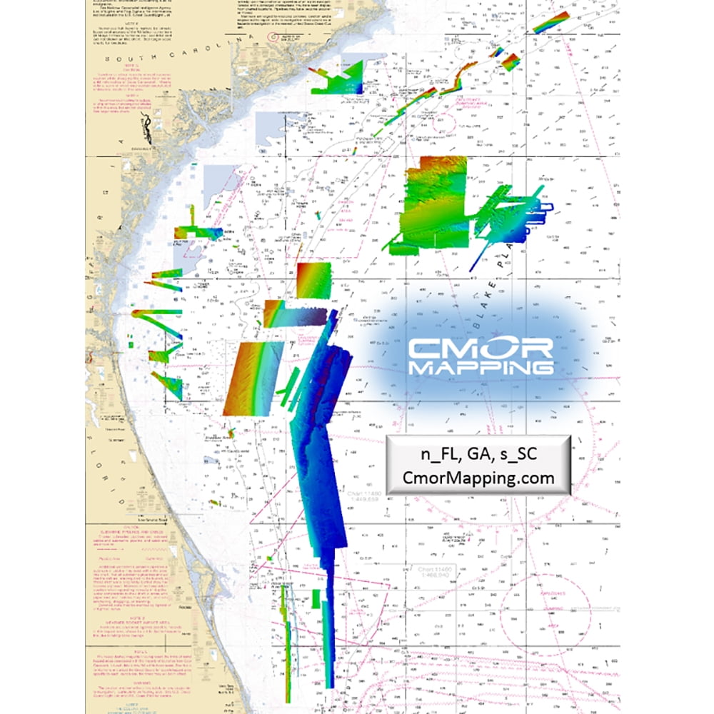 CMOR MAPPING NE FL, GA, SC F/ SIMRAD, LOWRANCE, MERCURY NEFL002S ...