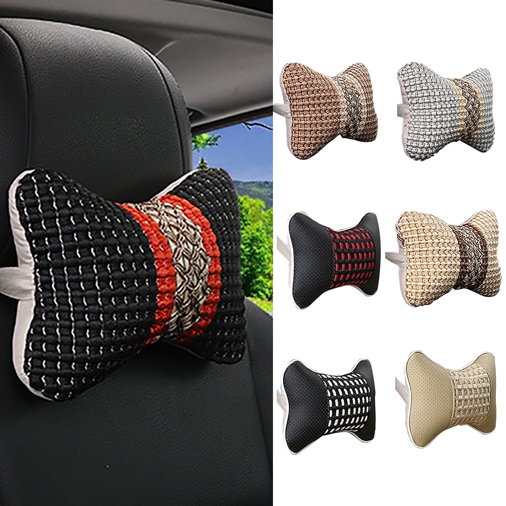 HYDa Creative 3D Bone Shaped Stuffed Car Neck Headrest Pillow Soft ...