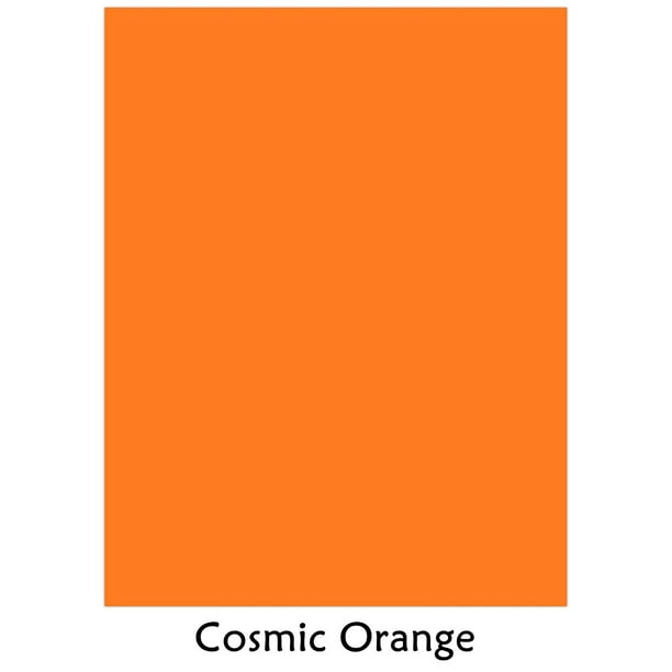 Cosmic Orange - Neenah Astrobrights Premium Color Card Stock,Size 8.5 x ...