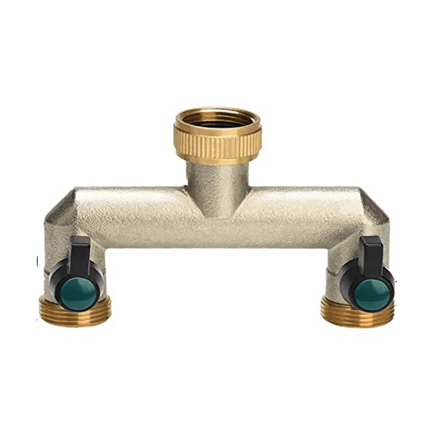 2 Path Valve for Garden Kitchen Tap, Brass Water Distributor Twice with ...