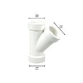Dwv Pvc Wye 6 In. - Walmart.com