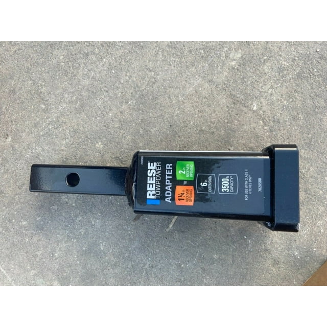 (2) 1-1/4" to 2" Receiver Adapter - 6" Long - Reese Towpower 7020500 ...