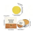 100g Natural Beeswax Wood Polish – Restores Shine on Furniture, Floors ...