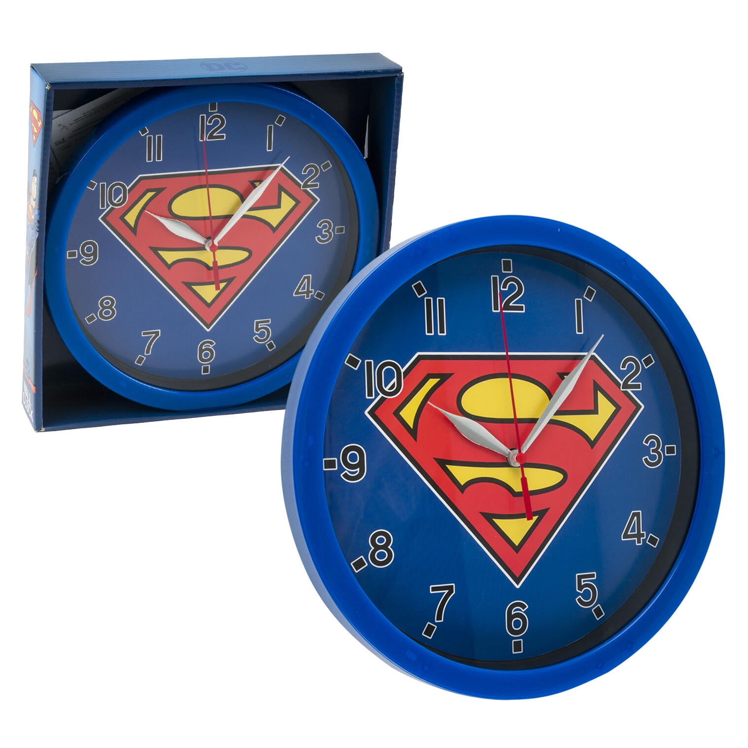 1 Pc Superman Logo Wall Clock For Kid -Battery Operated - Walmart.com