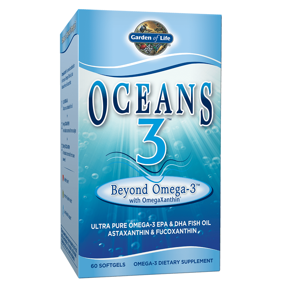 Garden of Life Oceans 3 Beyond Omega-3 Softgels, 60 Ct - Walmart.com