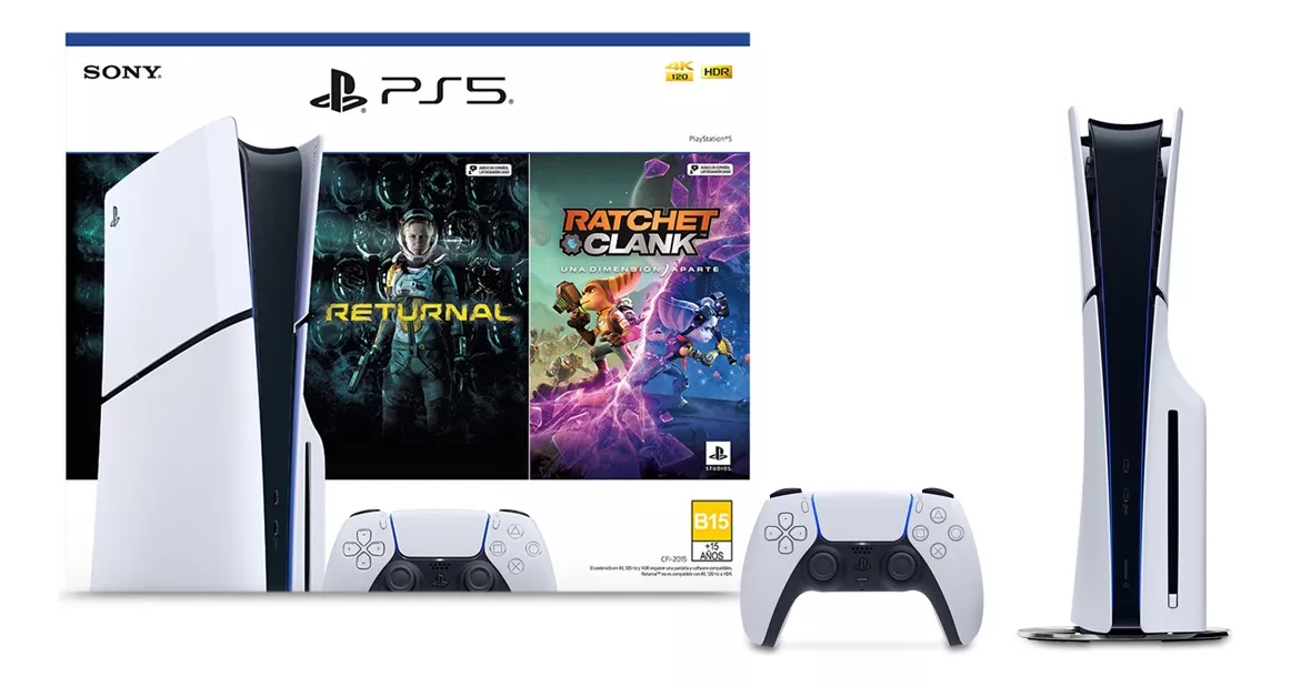 Consola Ps5 Slim 1tb Lector Disco Ratchet & Clank, Returnal Nacional | Walmart en línea