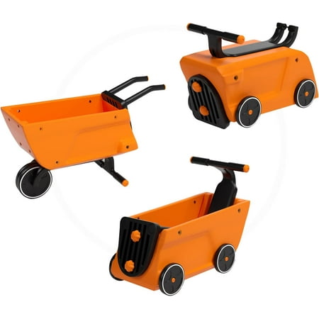 3 in 1 Ride on Push Car for Ages Over 1 Years,Push-Pull Walker Gift Toy ...