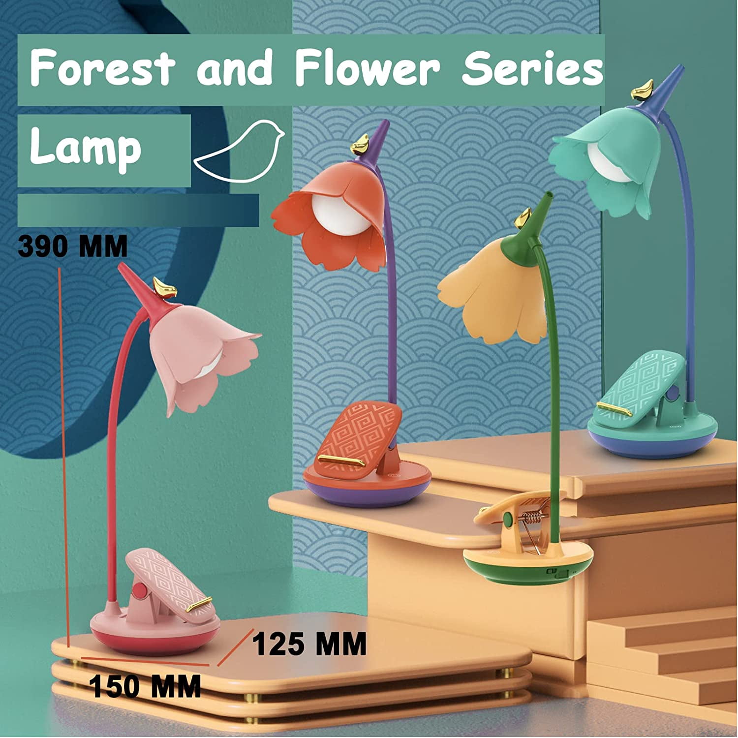 Kids Desk Lamp, Dimmable LED Clamp Desk Lamp with 3 Color Temperatures ... Kids Desk Lamp, Dimmable LED Clamp Desk Lamp with 3 Color Temperatures ...