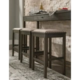 Ashley Rokane Urban Farmhouse Counter Height Dining Set, Brown Wood ...