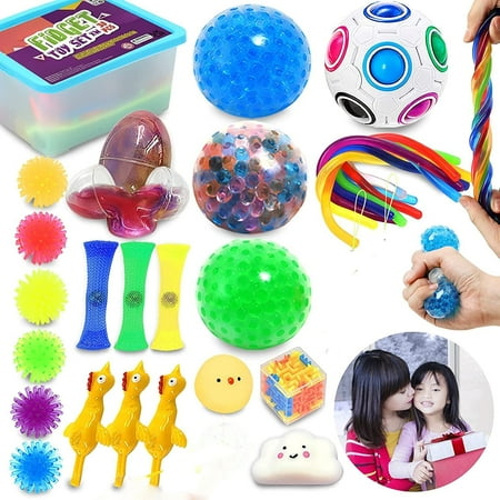 TikTok Fidget Toys Pack 30 Pcs Mystery Box Fiddle Toys Stress, Anxiety ...
