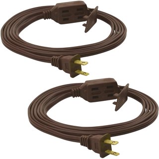 Brown Extension Cord 6 Ft - 1 Pack - Walmart.com