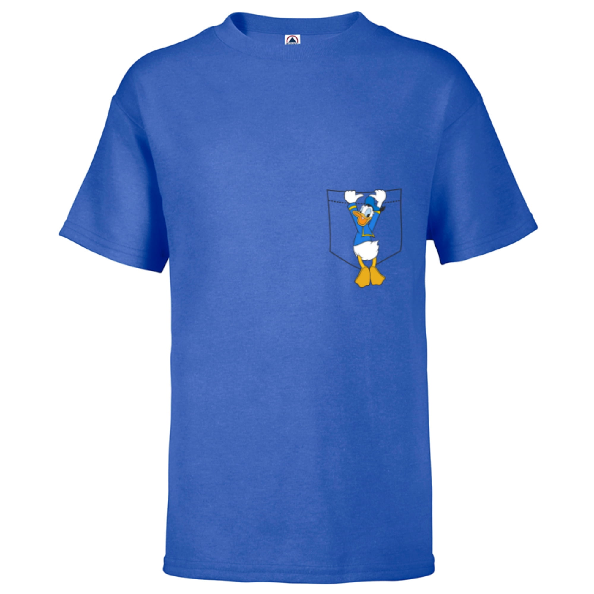 Disney Mickey & Friends Donald Duck Small Pocket - Short Sleeve T-Shirt ...