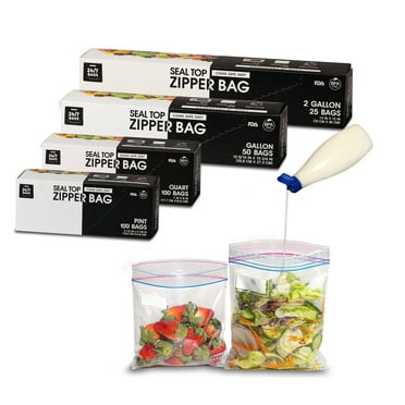 Ziploc Slider Storage Bags, Large Size, Variety Pack, 166-count ...