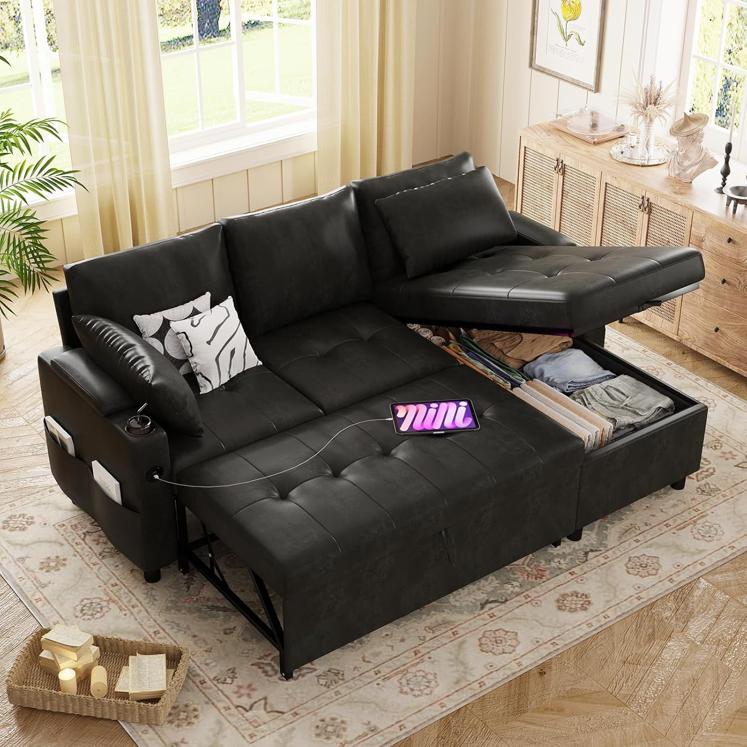 Click here for Yodolla Sofa Bed  3 In 1 Sleeper Sofa With Storage... prices