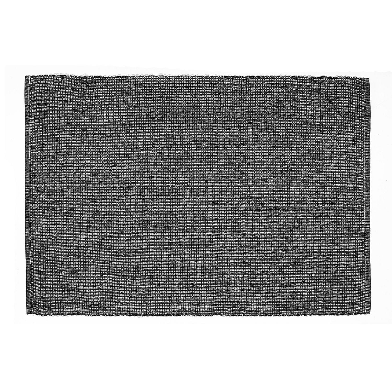 Click here for Ih Casadécor Chambray Ribbed Placemat (Black) - Se... prices