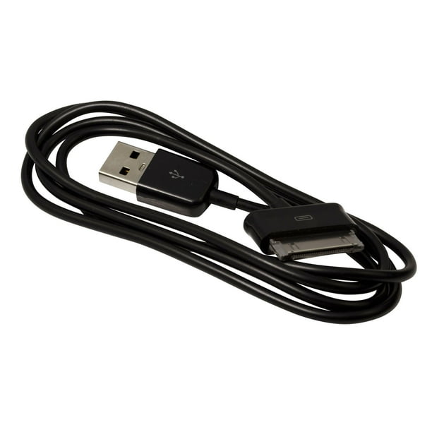 30 Pin to USB Data Charging Cable for Samsung Galaxy Tab - Black ...