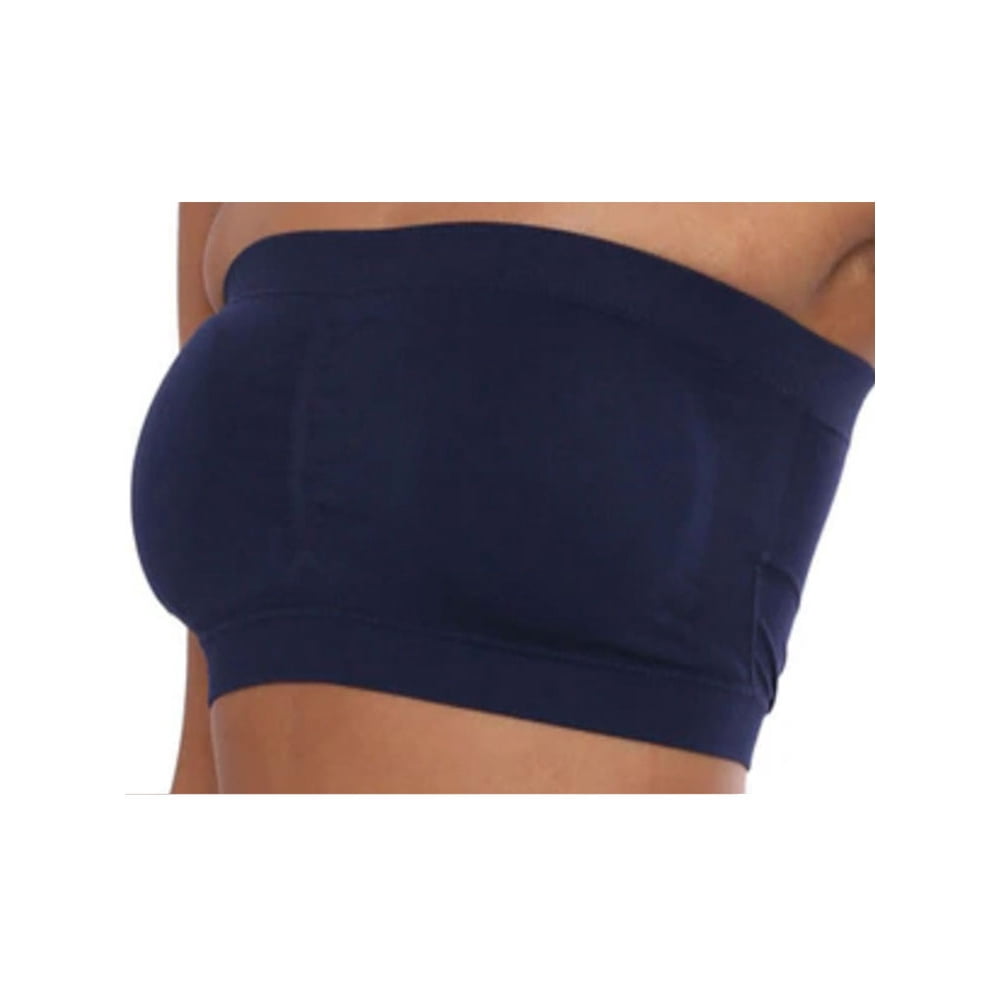 Lavra Lavra Womens Plus Size Bandeau Bra Strapless Basic Layer Tube