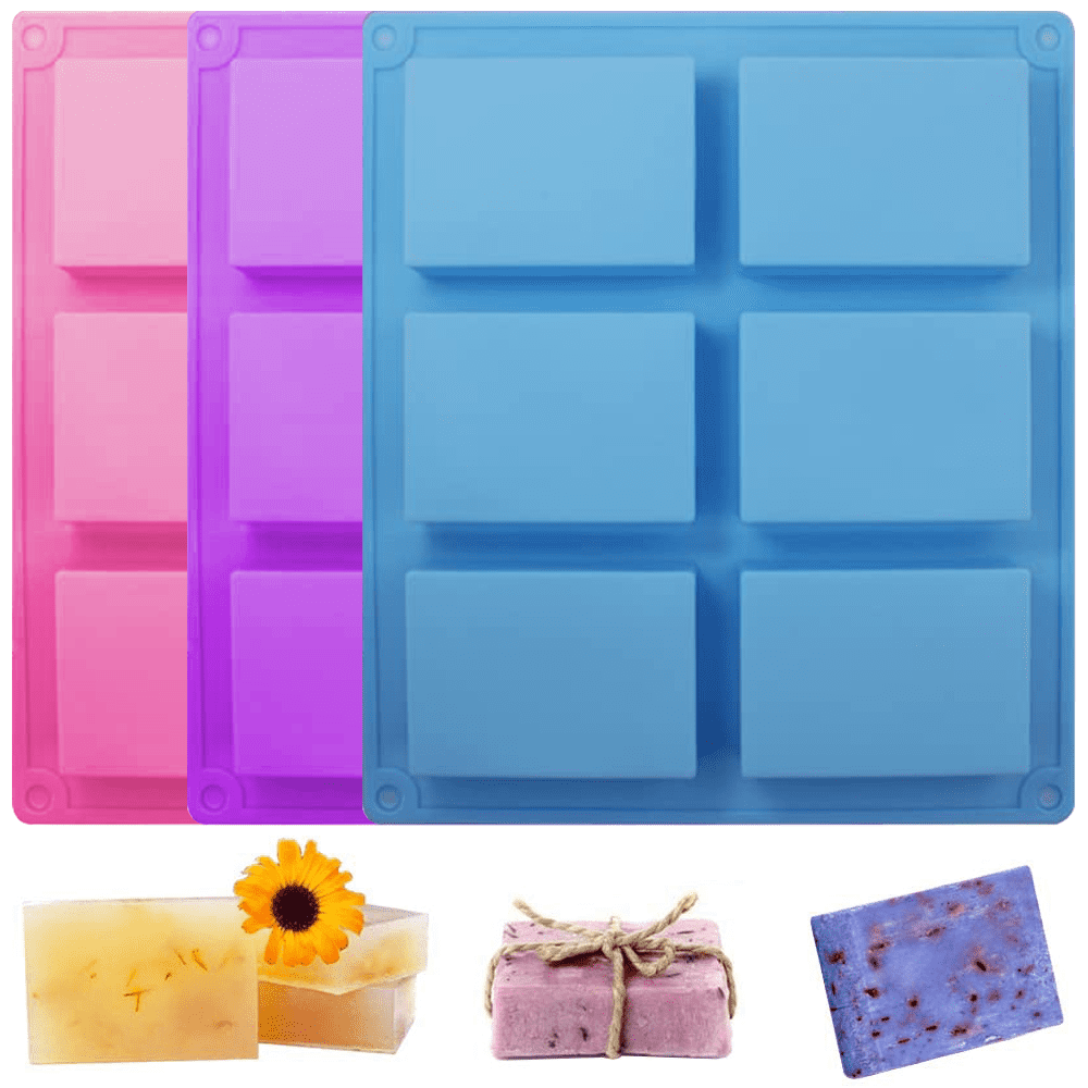 Click here for Leining 2 Pieces Of Silicone Soap Molds 6 Cavities... prices
