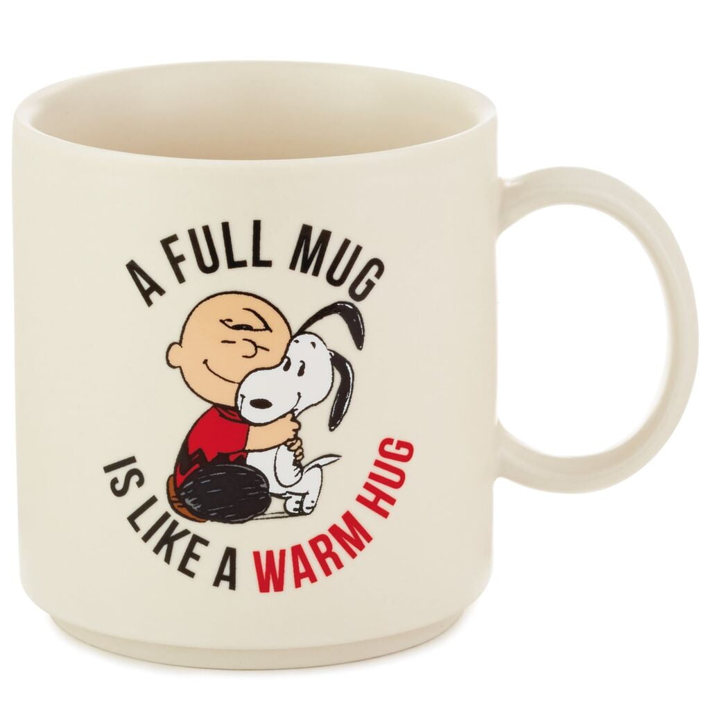 Hallmark Peanuts Warm Hug Charlie Brown and Snoopy Mug New - Walmart.com