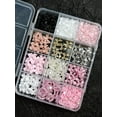 1 Box Random Mixed ABS Pearl Heart Bow Nail Art Decorations, 3D Alloy ...