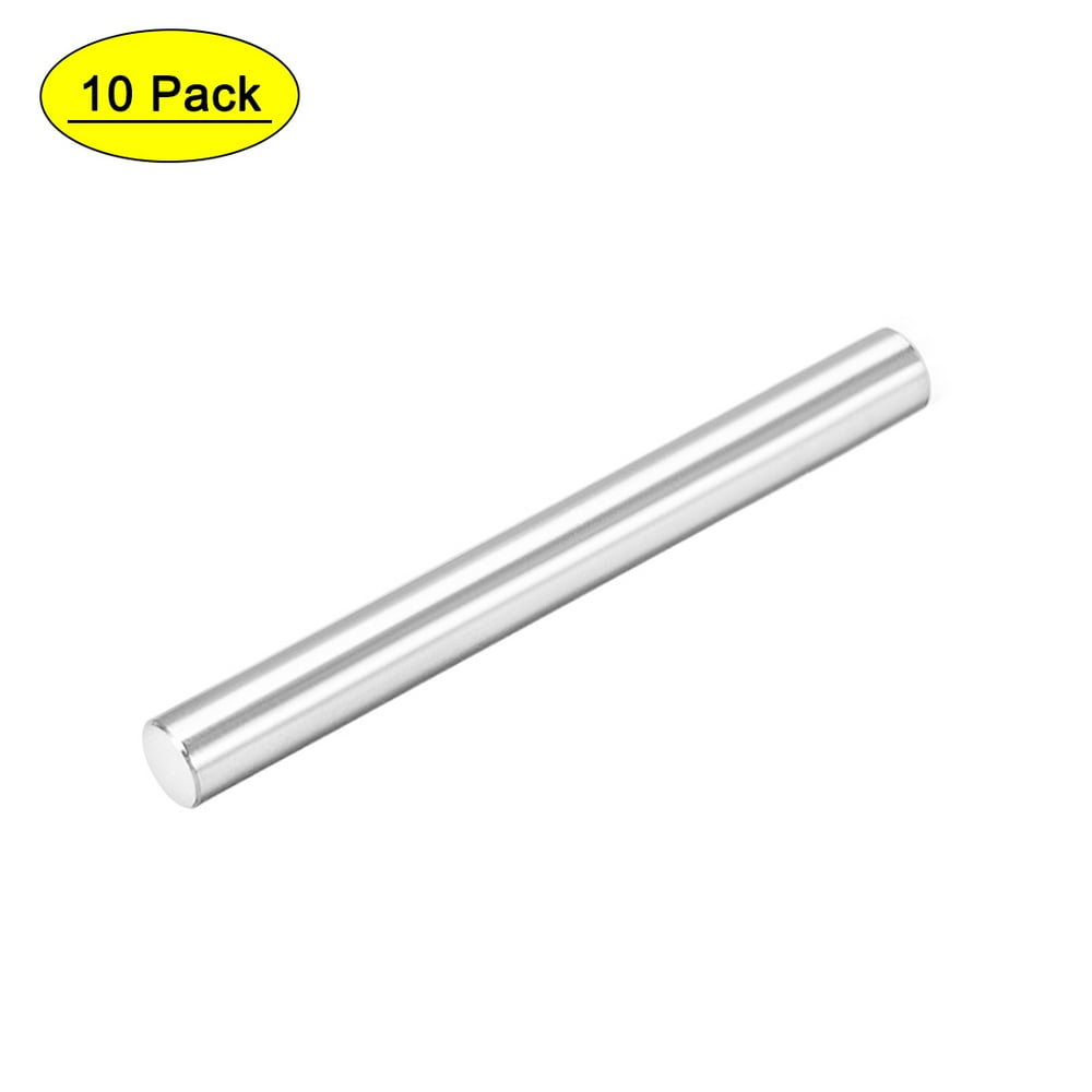 Uxcell 6mm X 60mm 304 Stainless Steel Dowel Pin 10 Pack - Walmart.com ...