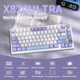 X820 75% Gaming Mechanical Keyboard Hot-Swappable Gasket Mount Backlit ...