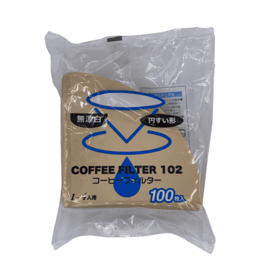 TOYO PAPER #102 Coffee Filter 100PCS Cone Shaped Disposable Coffee ...