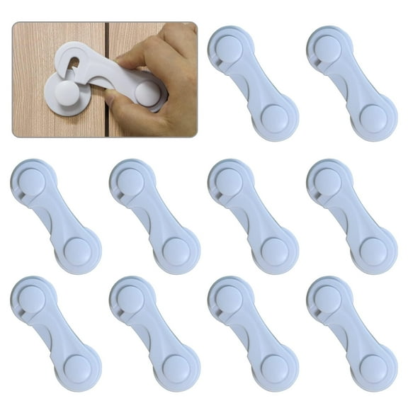 Cabinet Door Locks with Adhesive for Drawer Cupboards Fridge Closet and ...