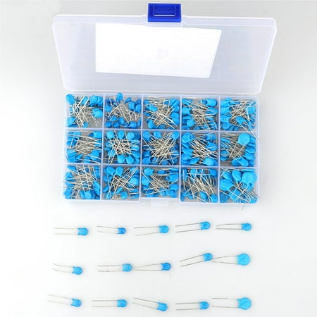 juguse 450Pcs 3KV 100PF-10000PF 15 Values High Voltage Ceramic ...