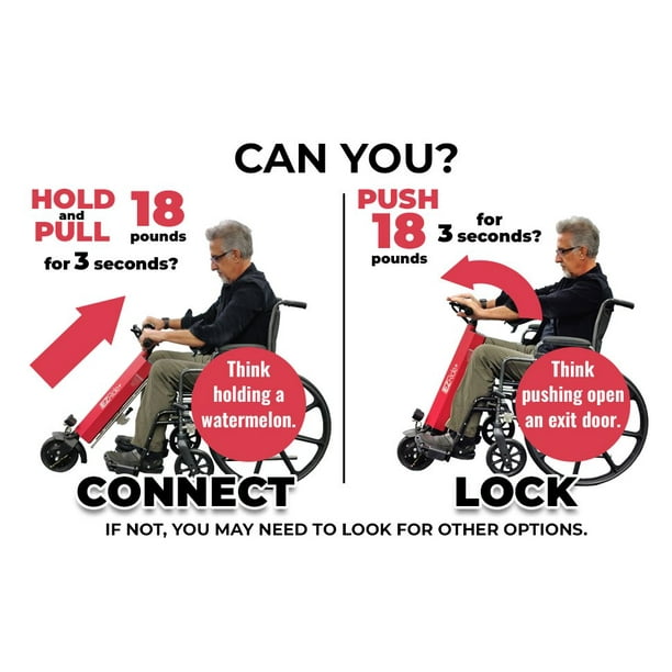 EZ Ride + Lightweight Portable Electric Mobility Device for Wheelchairs ...