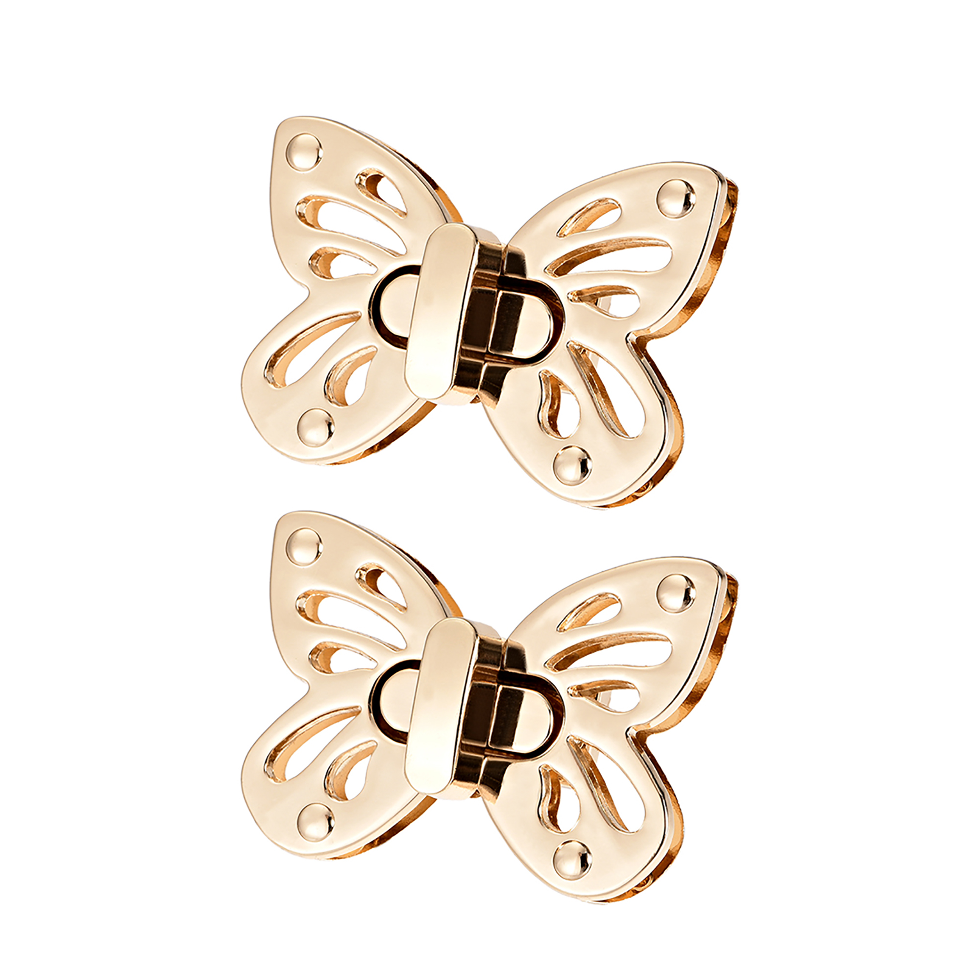 Unique Bargains Bag Locks Butterfly Purses Twist Lock Zinc Alloy ...