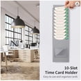 Amano Universal Timecard rack. Holds 10 cards. Plastic, wall mount TCR ...