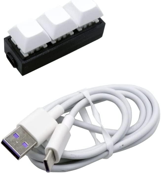 Treedix USB Mini 3-Key Keypad Mechanical Gaming Keyboard Programming ...