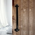 1x Sliding Barn Door Handle Matte Black Rustic Pull Gate Hardware Set ...