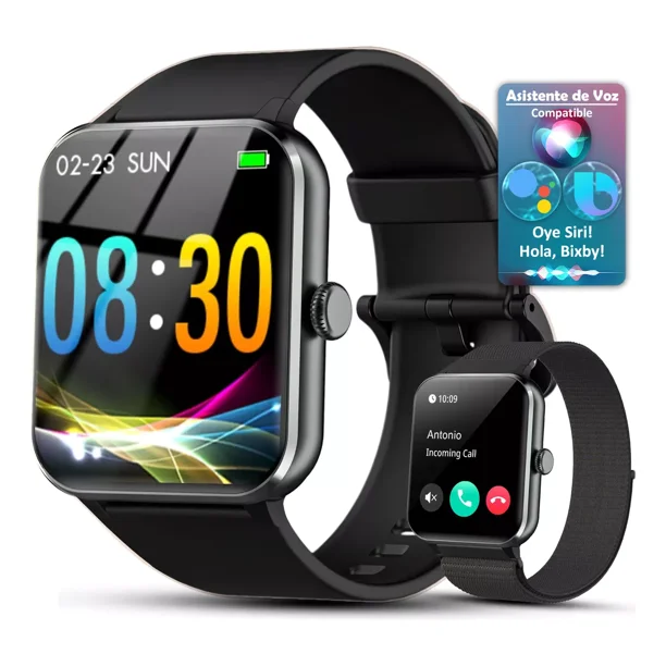 Reloj Smartwatch Inteligente Llamada Deportivo Asistente Voz | Walmart ...