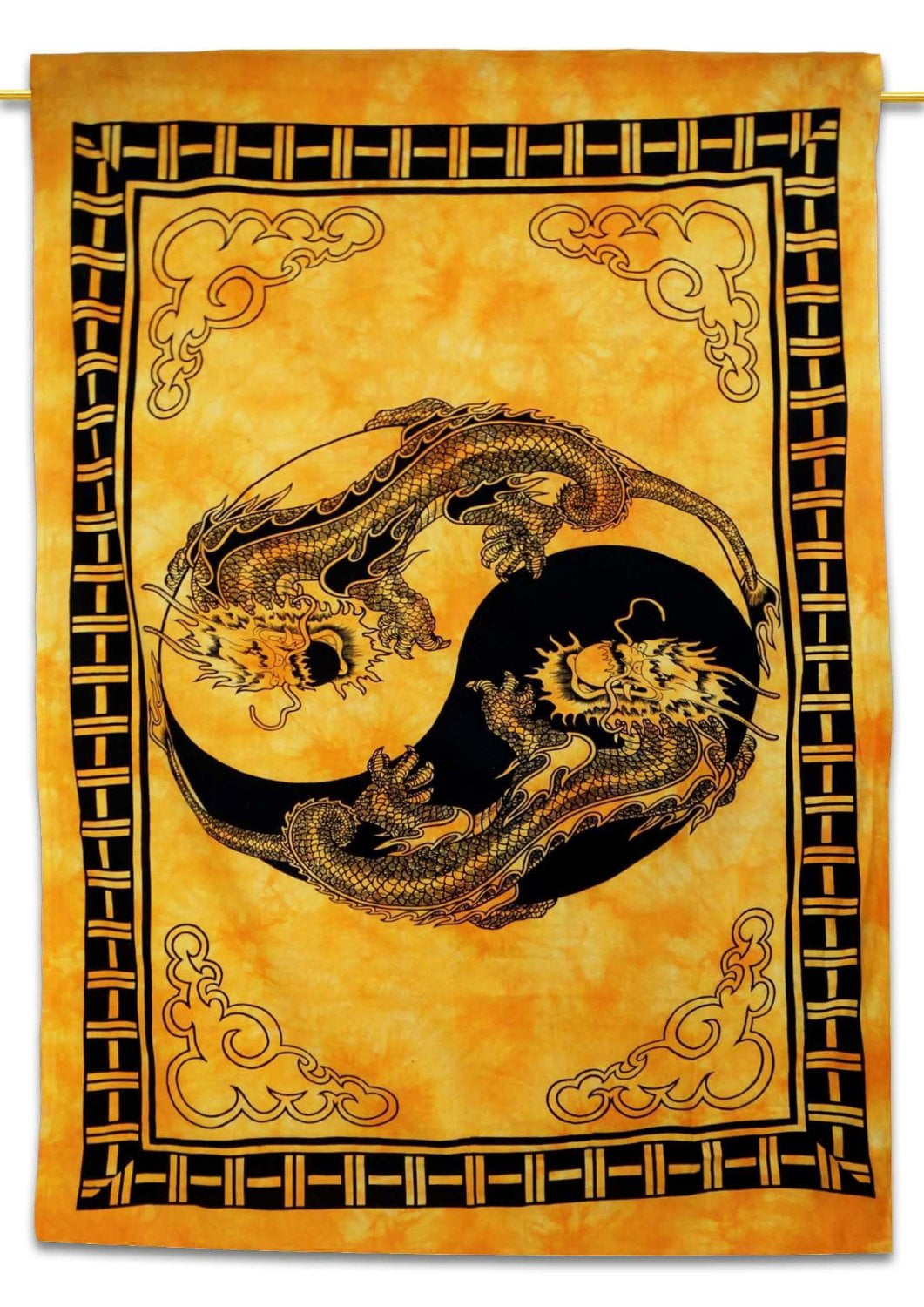 Dragon Wall Hanging Tapestry Dragon Ying Yang Cotton Tapestry/Bedspread ...