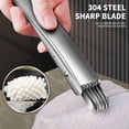 304 Stainless Steel Multi-Blade Slicer & Garnish Tool – Effortless ...