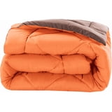 All Season Reversible 2-Piece Comforter Set - Twin/Twin XL, Orange ...