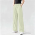 BCSIOAOI Girls Pants,Wide Leg Water Resistant Button Detail Solid Pants ...