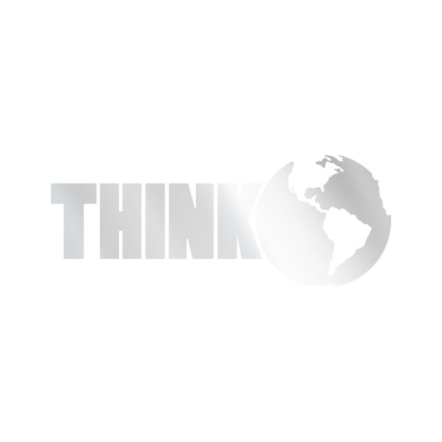 Think Green Sticker Decal Die Cut - Self Adhesive Vinyl - Weatherproof ...
