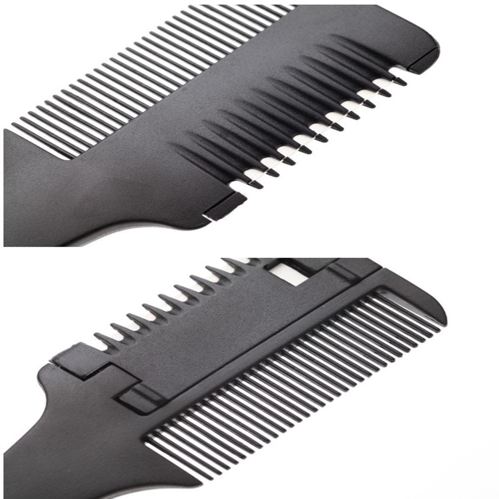 Hair Razor Comb Shaving Blades Handle Hairdressing Hair Styling Razor ...
