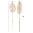 77" Palm Tree Handmade Tall Woven Leaf Stick Bamboo Wood Natural ...