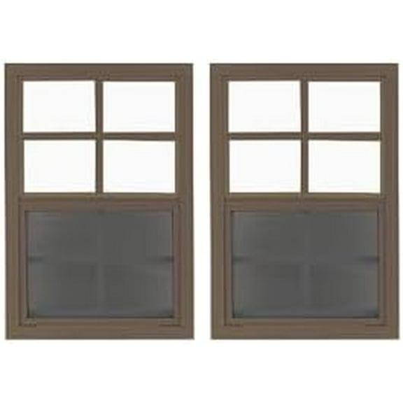 "Mobile Home Aluminum Slider Window 36"" x 8"" with Screen, White ...