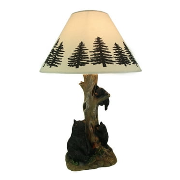 Zeckos Rustic Black Bears in a Honey Tree Table Lamp - Walmart.com