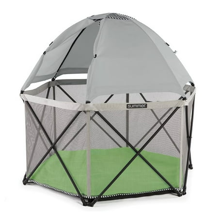 Summer Infant 25334 Pop ‘N Play Sweetlife Edition Hex Playard Playpen ...