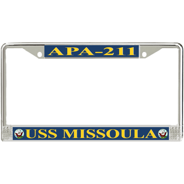 USS Missoula APA-211 License Plate Frame - Walmart.com
