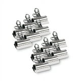 "Bulldog Clips, Jumbo, Nickel, 12/Box | Bundle of 10 Boxes" - Walmart.com